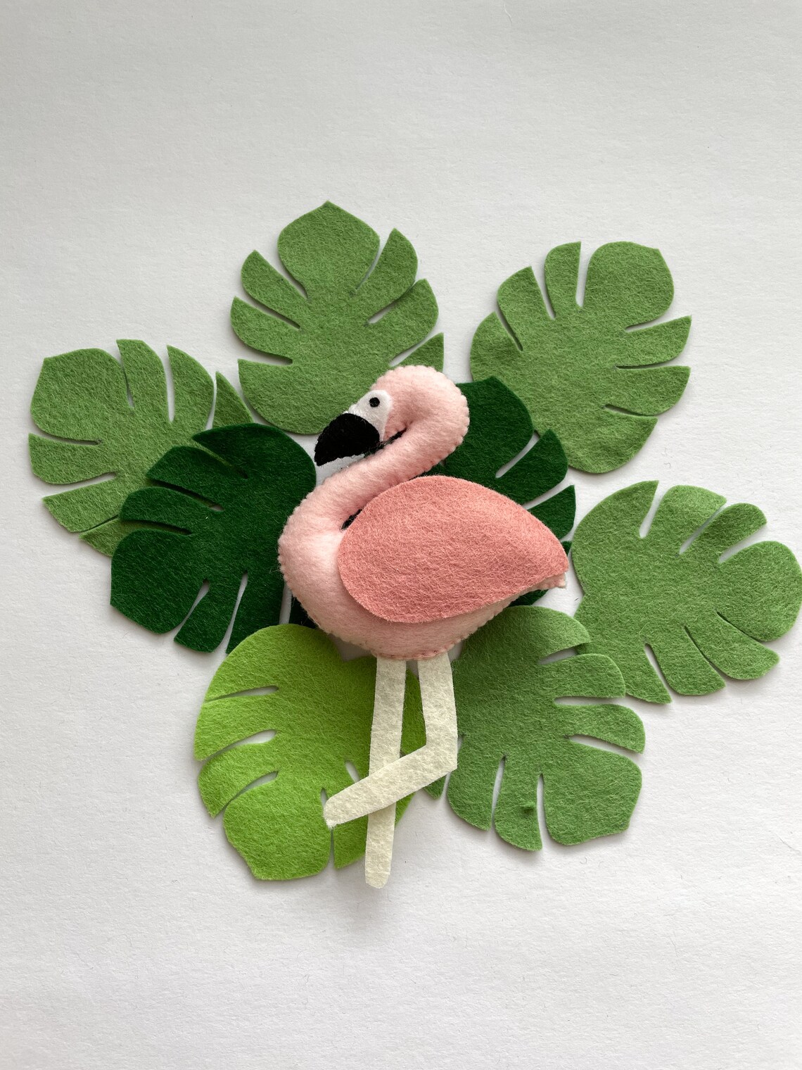 Flamingo Sewing Pattern Tropical Bird Ornament PDF Pattern - Etsy