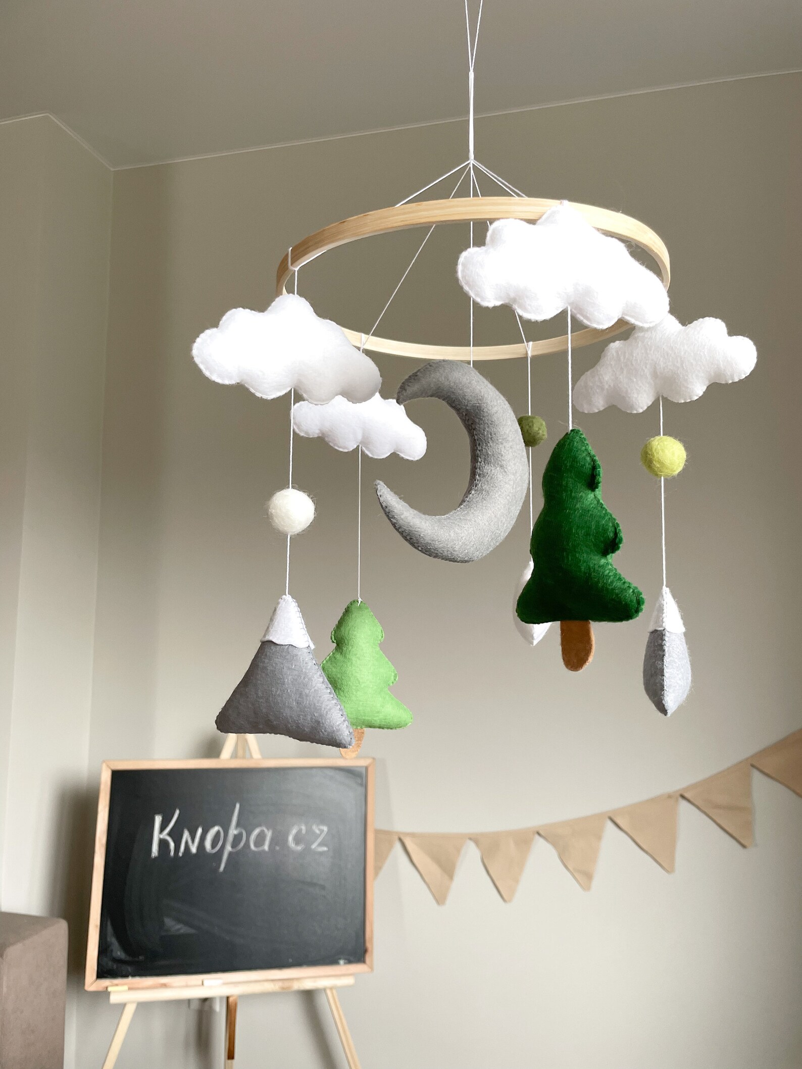 Make Your Own Baby Mobile Kit-sewing Pattern-craft Kit-felt - Etsy