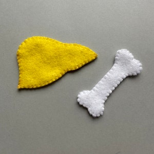 Set of 7 Pdf Pattern Felt Board Human Anatomy Educational Toys Busy ...