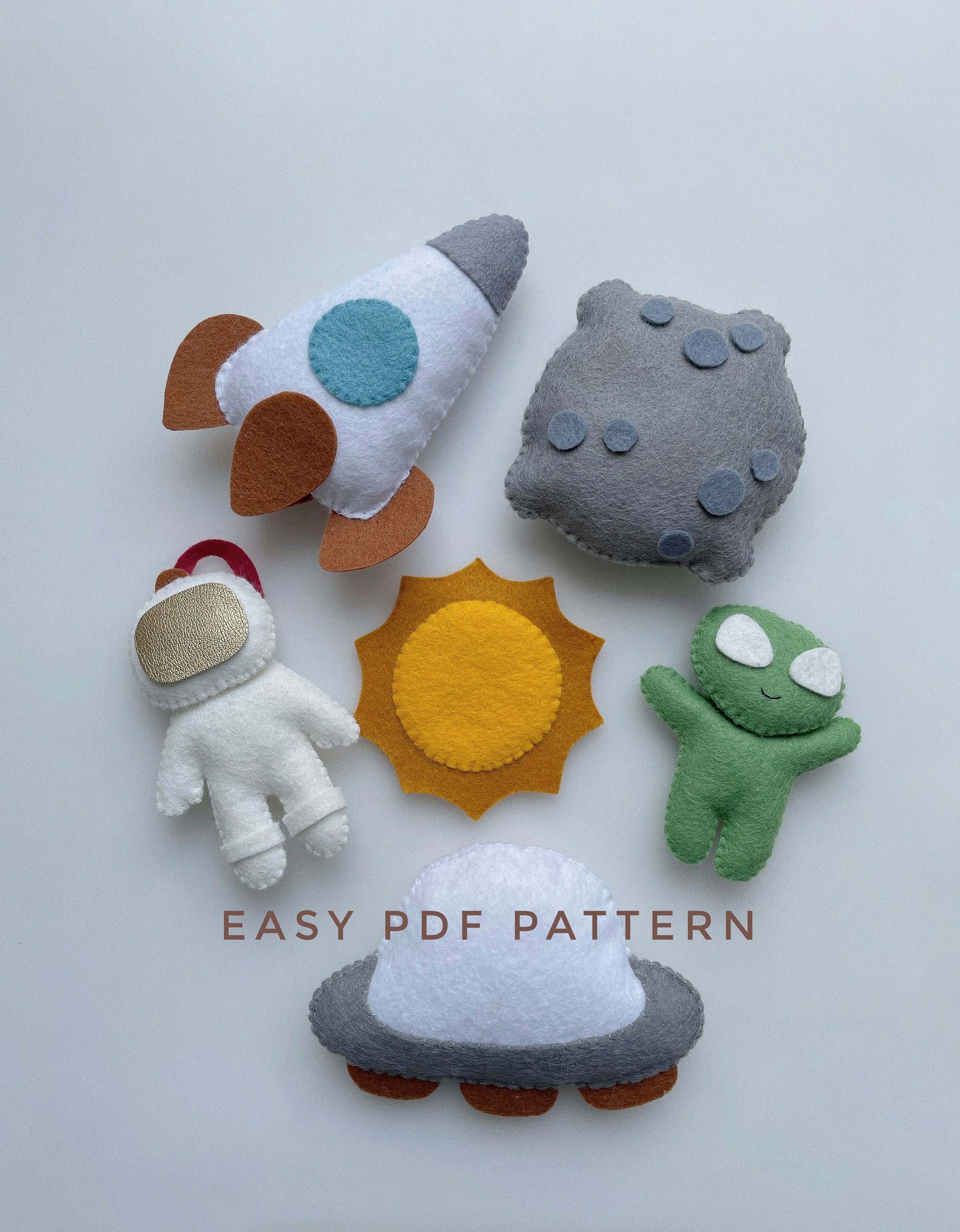 PDF Space Pattern, Space Digital Pattern, Space Baby Garland, Astronaut ...