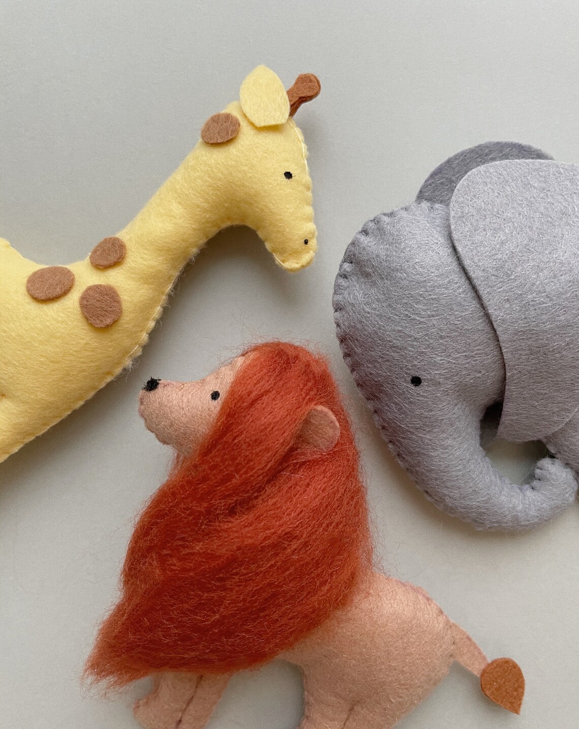 Set of 3 Pattern Safari Animals Safari PDF Pattern Tutorials | Etsy