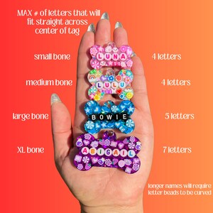 Custom Resin Pet ID Tags With Letter Beads, Personalized Key Chains - Etsy