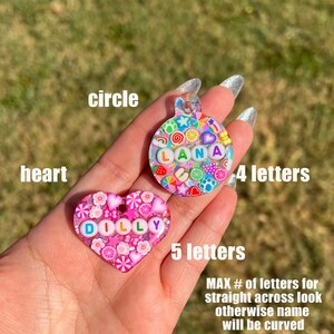 Custom Resin Pet ID Tags With Letter Beads Personalized Key - Etsy