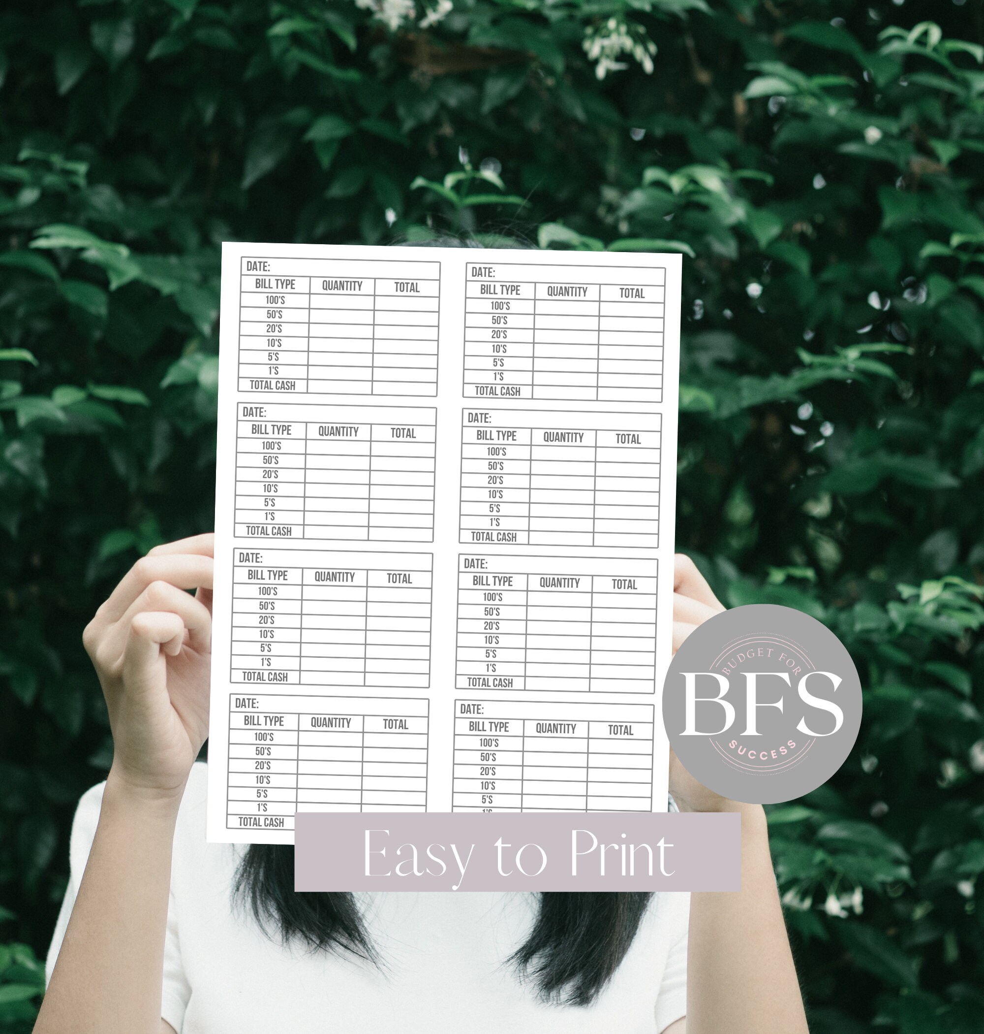 Printable Bank Teller Slips Bundle | Teller Slips | Bank Slips | Cash ...