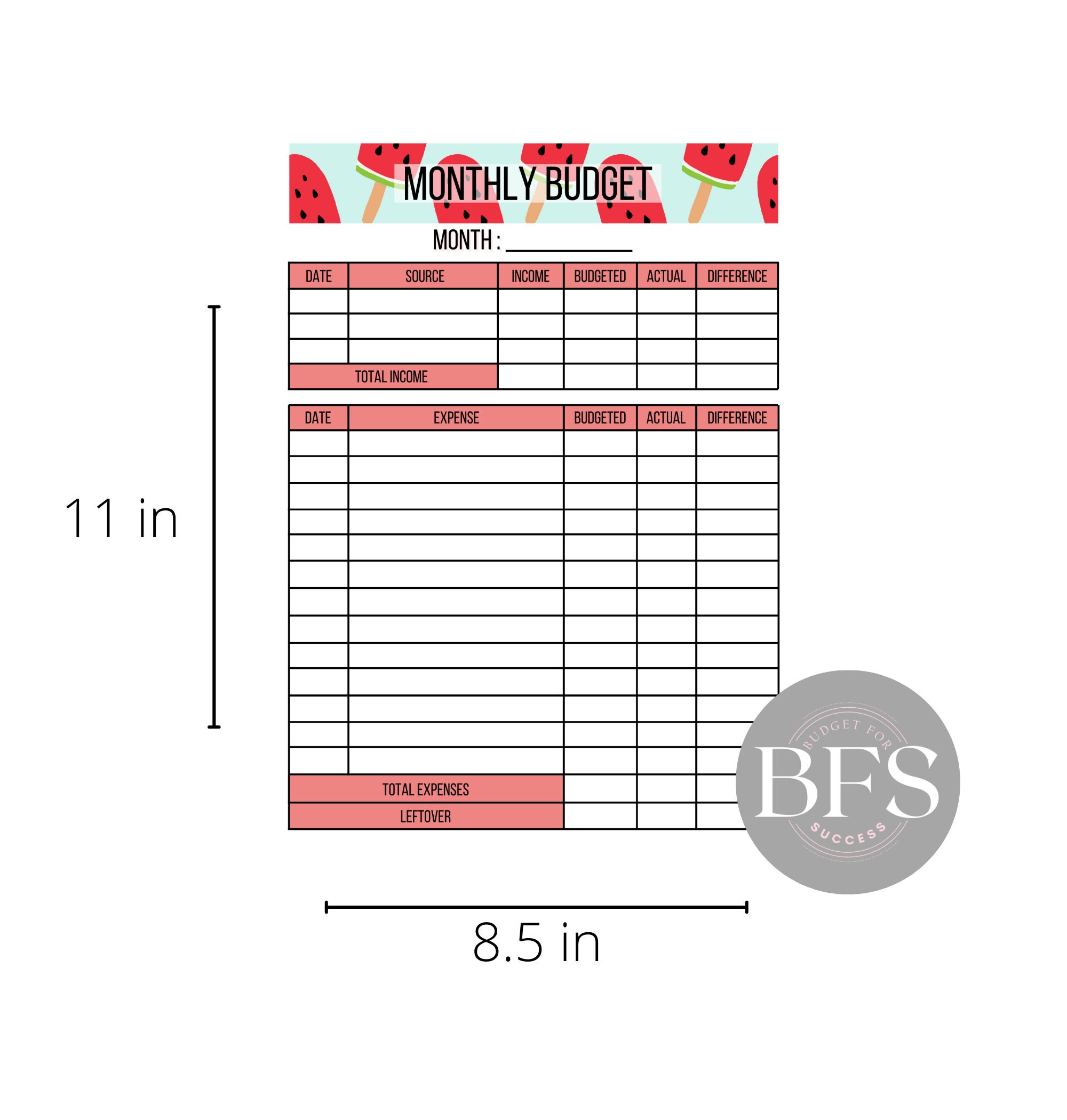 June Budget Sheet Set Budgeting Plan June Budget Finance Worksheets Set ...