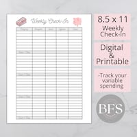 Weekly Check-in Worksheet / Therapy Worksheets / Feelings Journal ...
