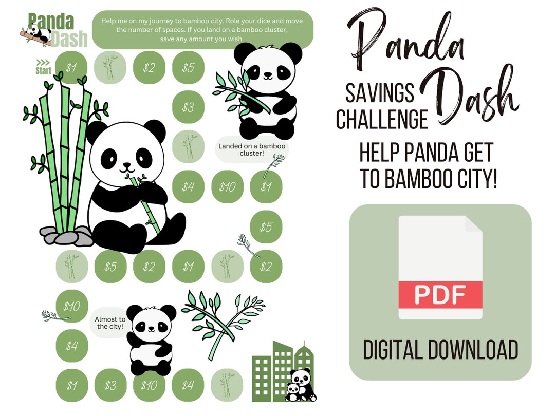 Panda Dash | Savings Board Game | Low Budgets | High Budgets ...