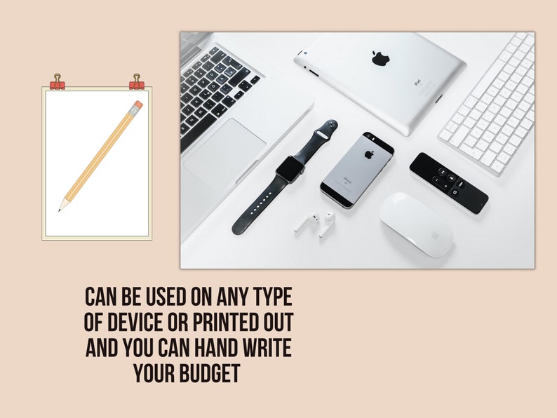 Digital Paycheck Budget Planner Sheet - Instant Download Paycheck ...
