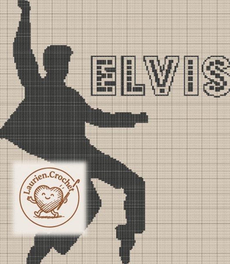 Elvis Presley 3 Crochet Pattern - Etsy