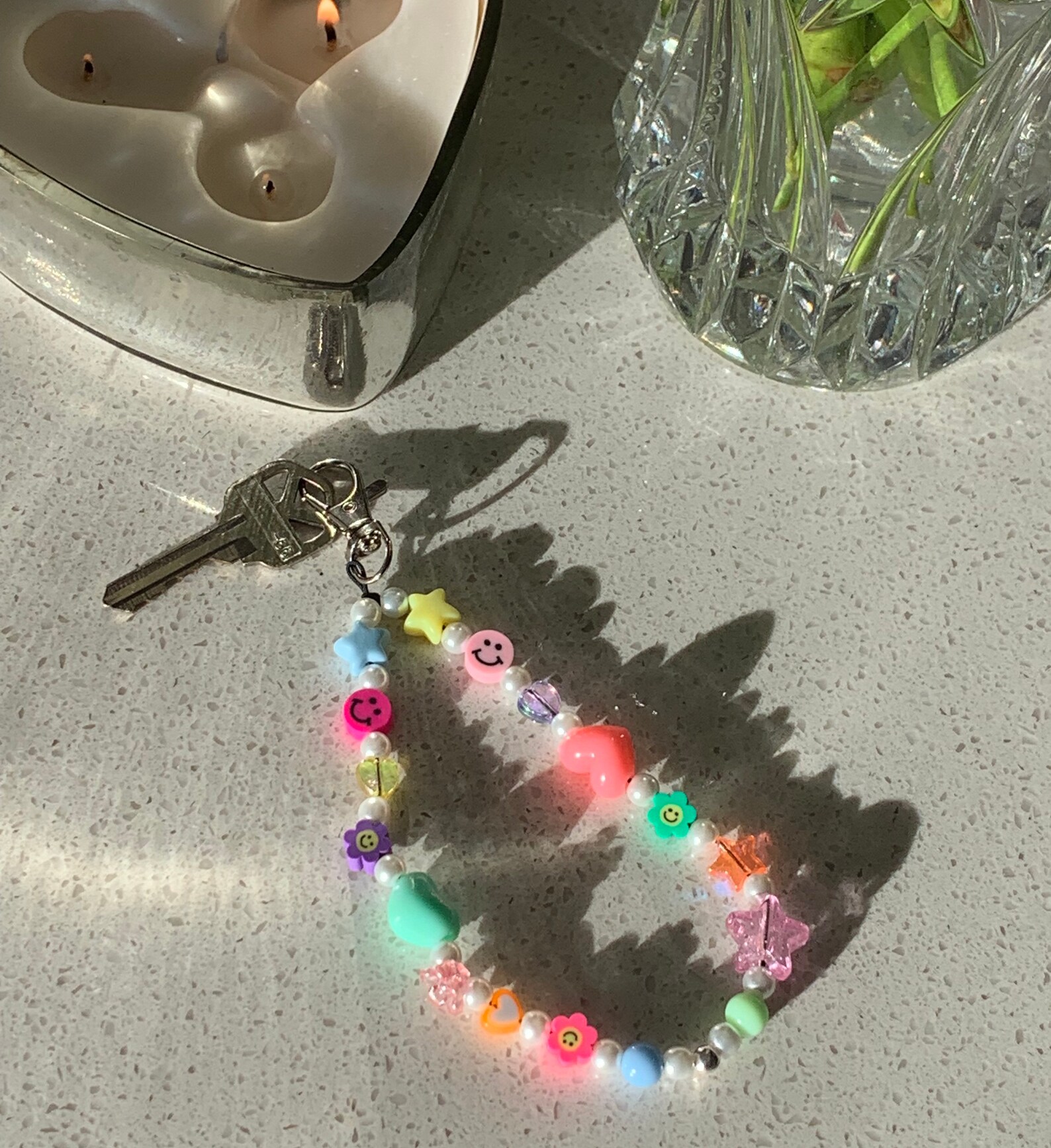 Lizzie Keychain Custom Keychain Y2K Accessories Beaded - Etsy