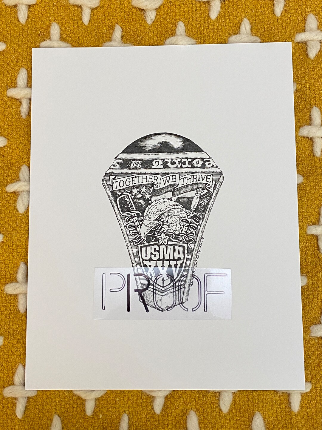 USMA Class of 2025 Ring Print, Signed and Numbered - Etsy