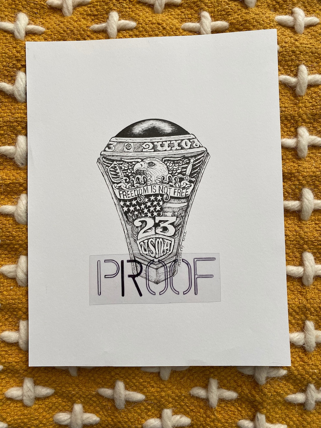 USMA Class of 2023 Ring Print, Artist Signed and Numbered - Etsy