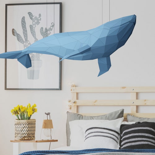 Papercraft Orca Animal 3D Low Poly Paper Sculpture DIY Gift - Etsy