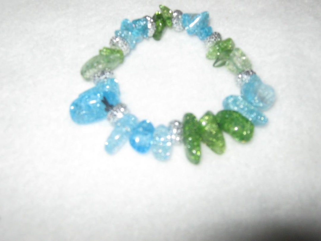 Little Diva's Big Sparkled Rocks Bracelet - Etsy