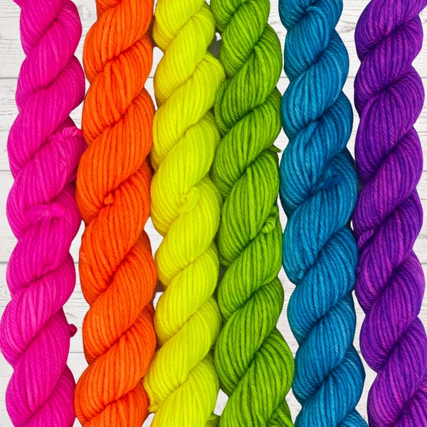 Neon Yarn - Etsy