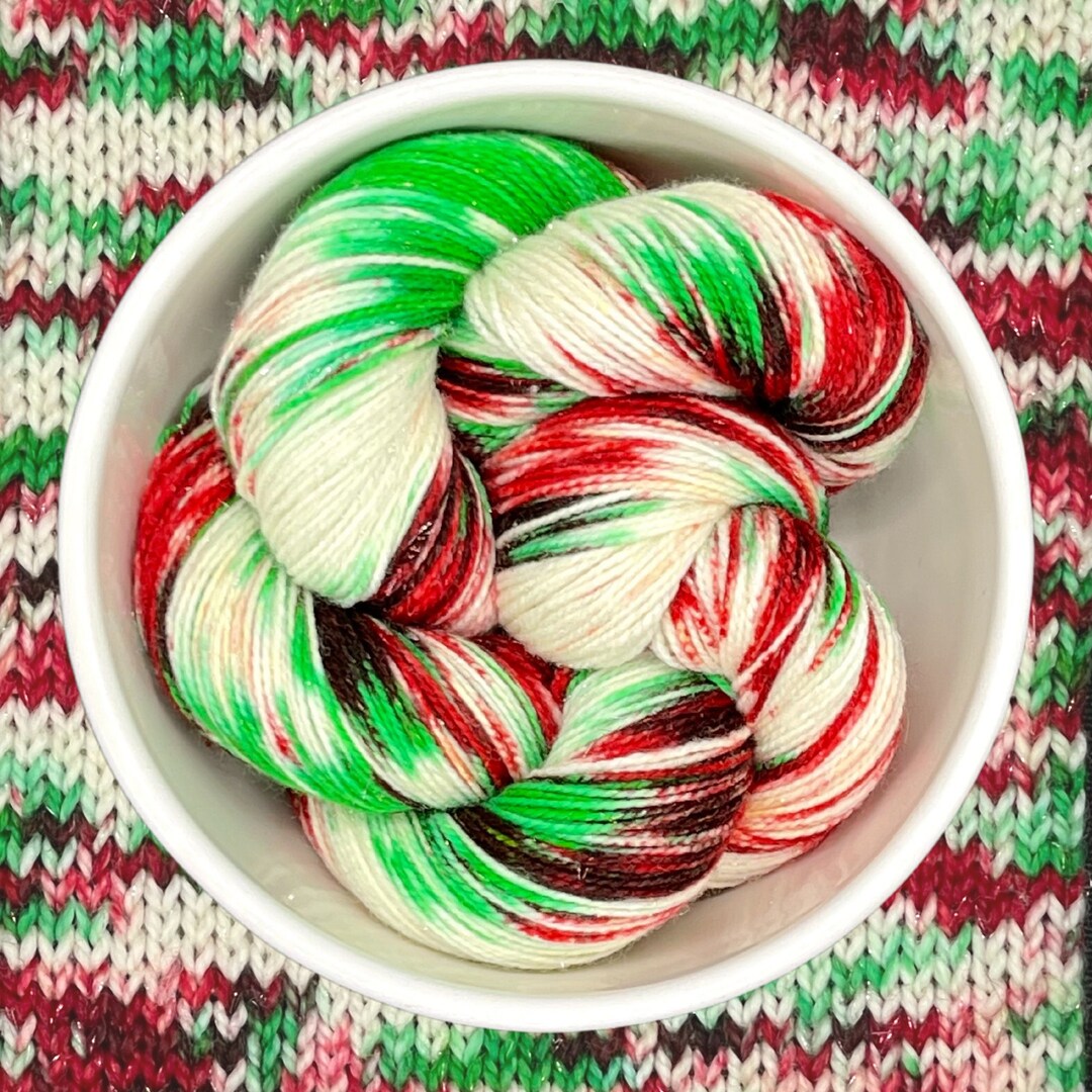 Simply Christmas A Variegated Hand Dyed Yarn - Etsy