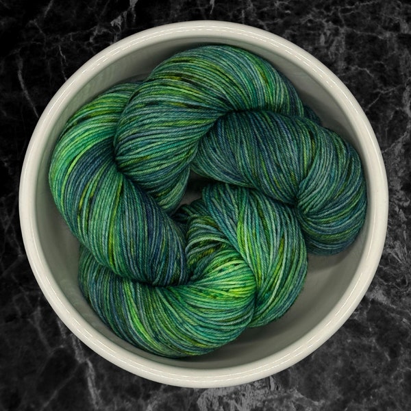 Peacock Blue Yarn - Etsy