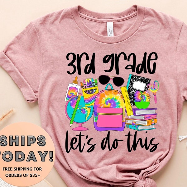 3rd Grade Teacher Shirt - Etsy