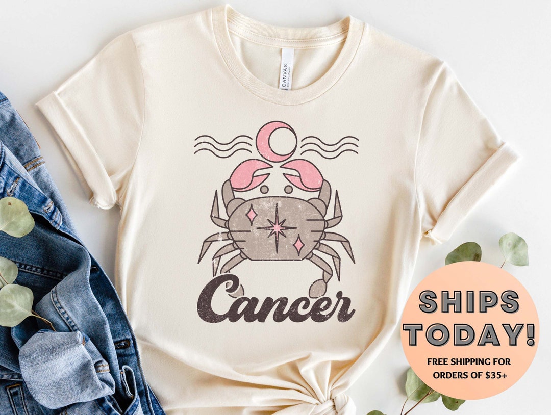 Vintage Cancer Zodiac Shirt, Cancer Zodiac Gift, Cancer Horoscope Shirt ...