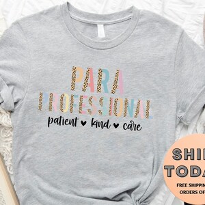 Paraprofessional Shirt, Teacher Aide Shirt, Para Shirt, Para Gift ...