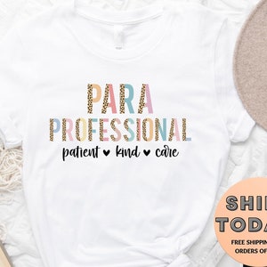 Paraprofessional Shirt, Teacher Aide Shirt, Para Shirt, Para Gift ...