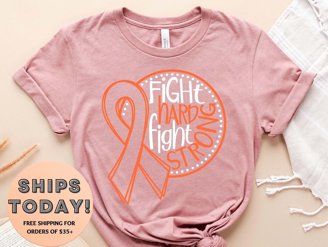 Leukemia Cancer Shirt Support Squad Leukemia Tee Orange - Etsy