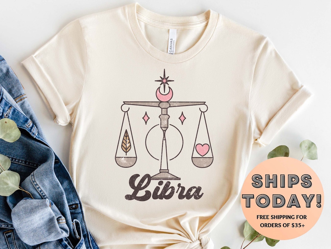 Libra Zodiac Shirt, Libra T Shirt for Women, Libra Constellation Tshirt ...