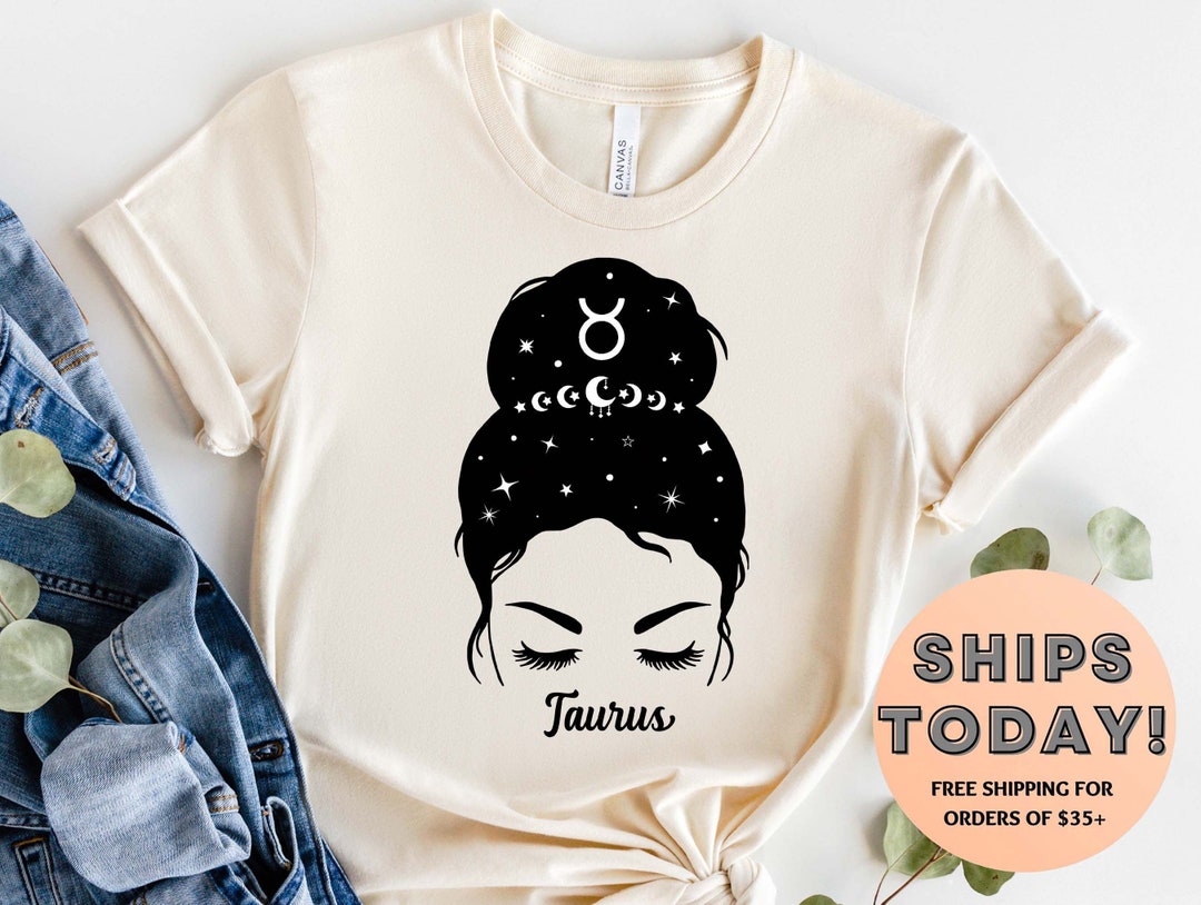 Taurus Girl Shirt, Taurus Zodiac Tee, Taurus Gift, Taurus Birthday Gift ...