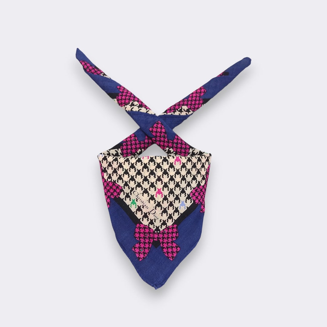 Christian Dior Handkerchief Authentic Vintage 90s Designer Accessory ...