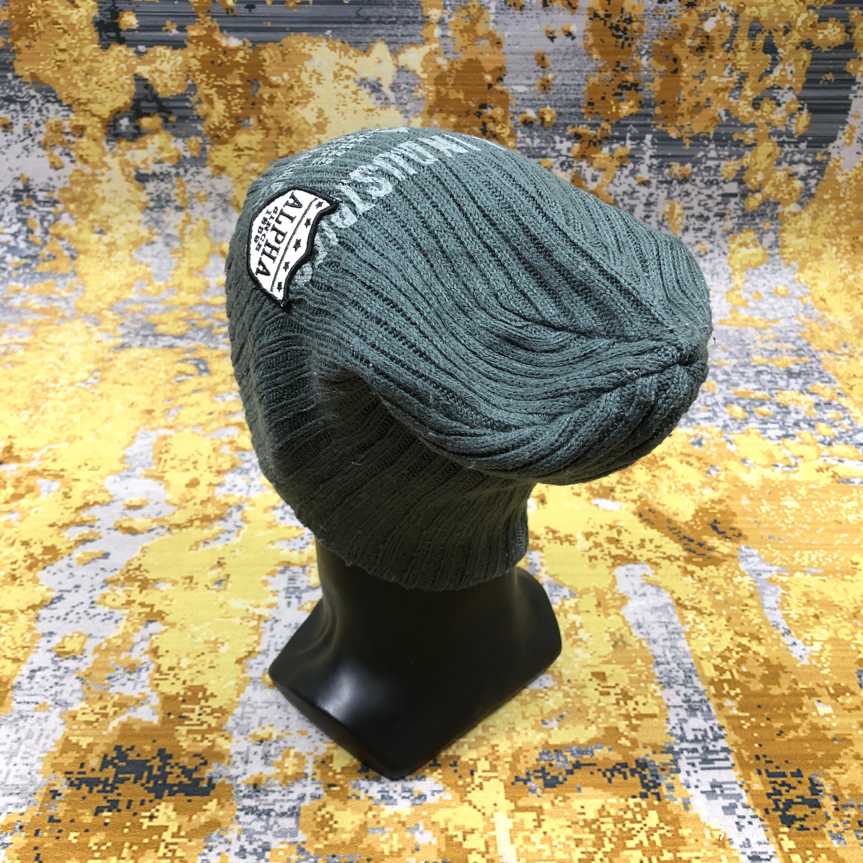 Vintage Alpha Industries Retro Style Vintage Beanie Hat Warm & Stylish ...