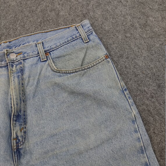 36 x 30 Vintage 90s Levis 505 Jeans Light Wash Distre… - Gem