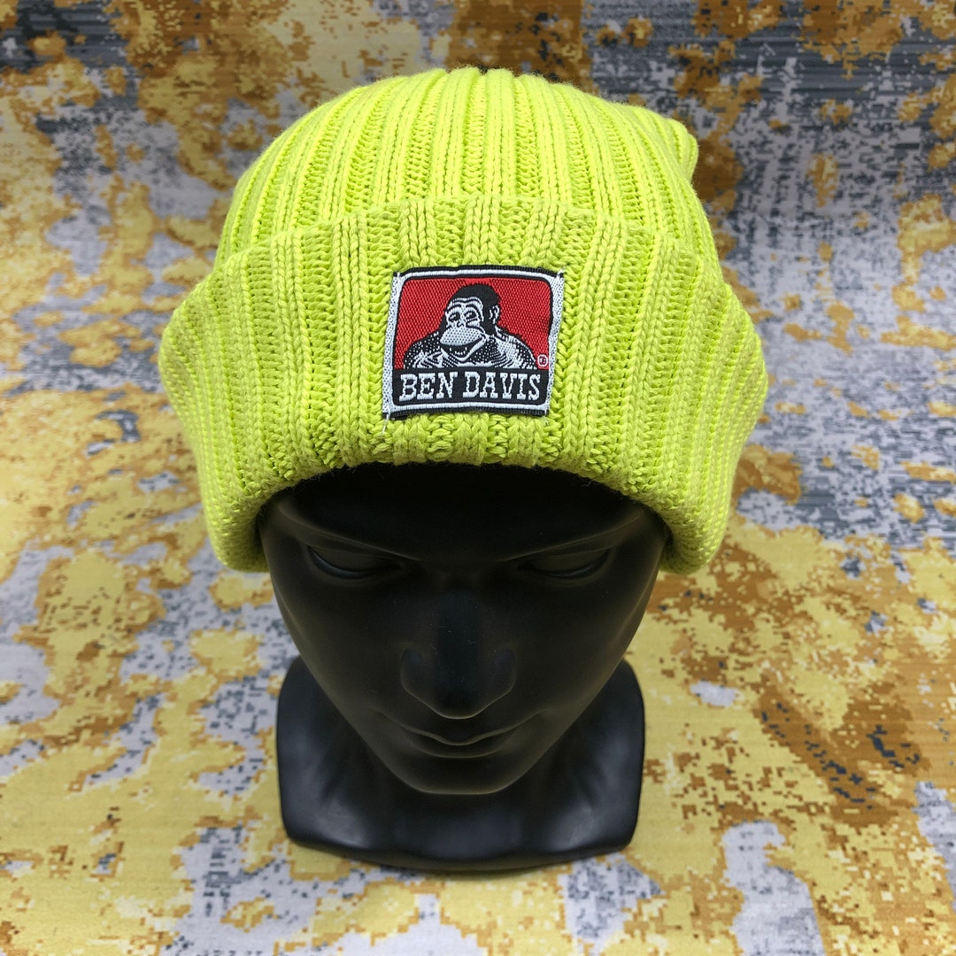 Vintage Ben Davis Slouchy Retro Style Vintage Beanie Hat Warm & Stylish ...