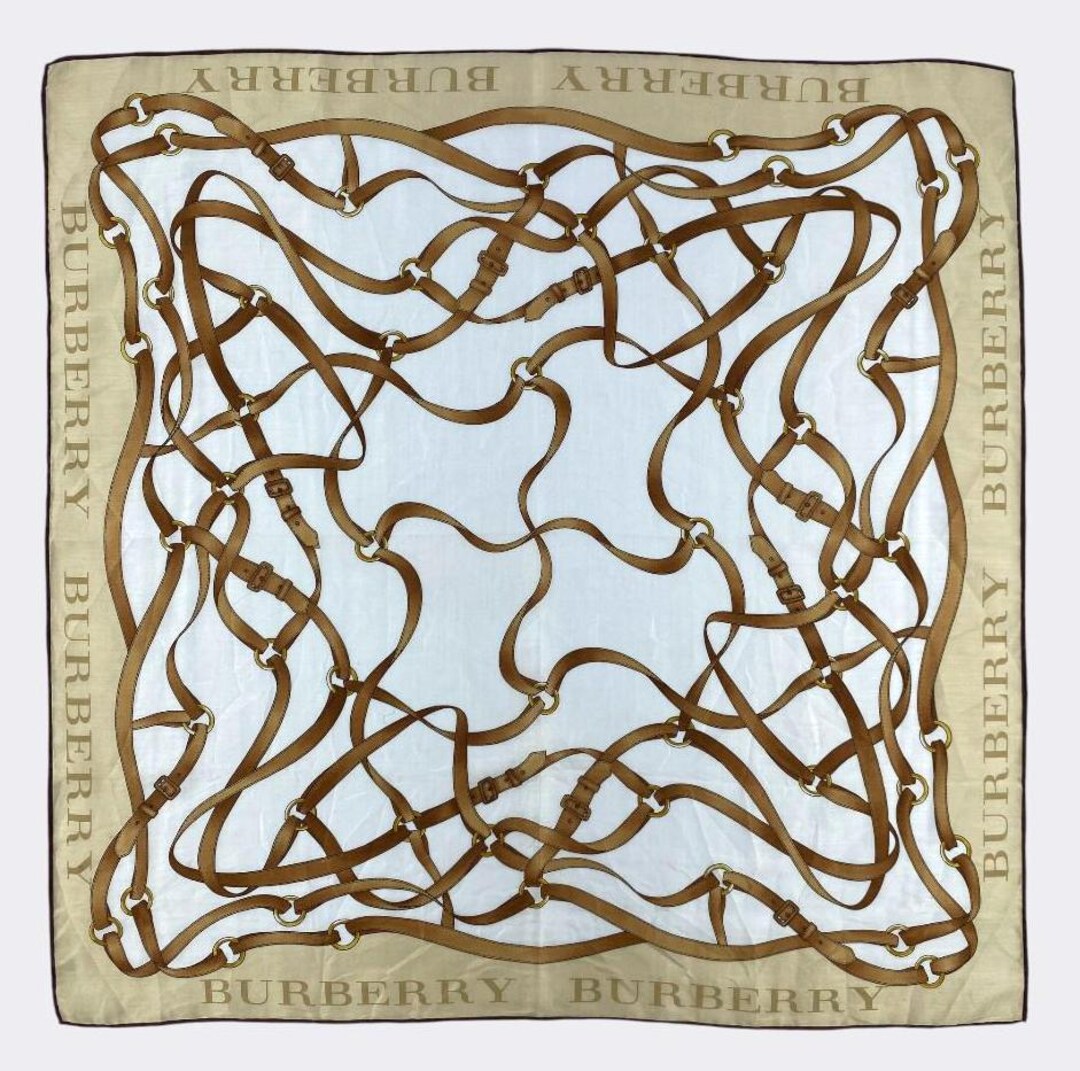 Burberry Floral Handkerchief Authentic Vintage 90s Neckerchief, Chic ...