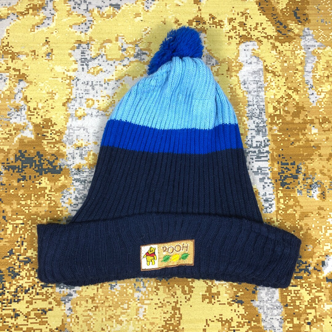Vintage Pooh Bobble Retro Style Vintage Beanie Hat Warm & Stylish Ideal ...