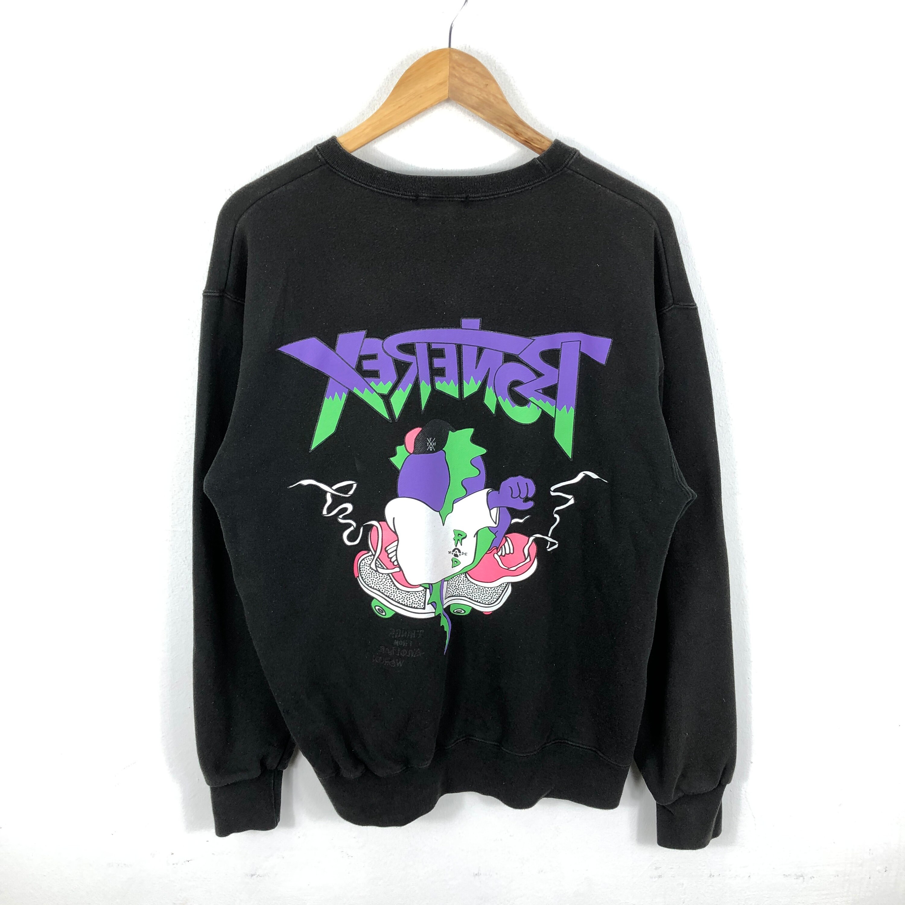 Authentic Vintage Bonerex Mirror Print Sweatshirt Japanese - Etsy