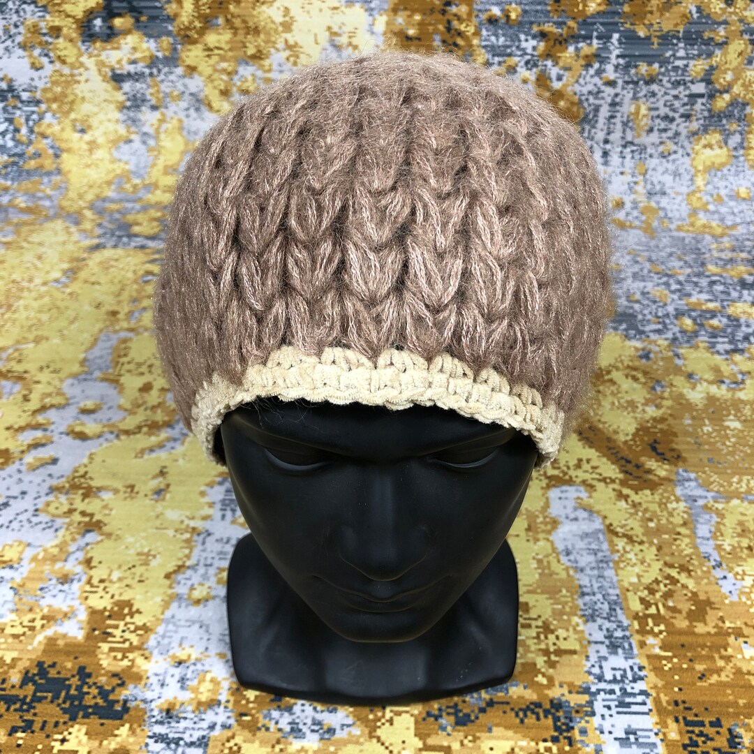 Vintage Aran Isle Retro Style Vintage Beanie Hat Warm & Stylish Ideal ...