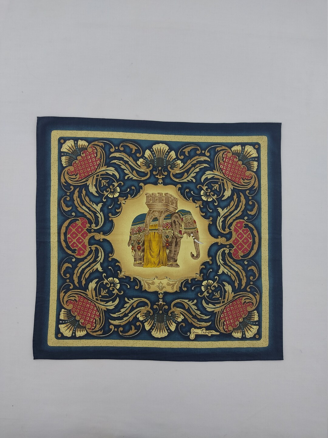 90s Vintage Jim Thomson Handkerchief Neckerchief Headband Bandana ...