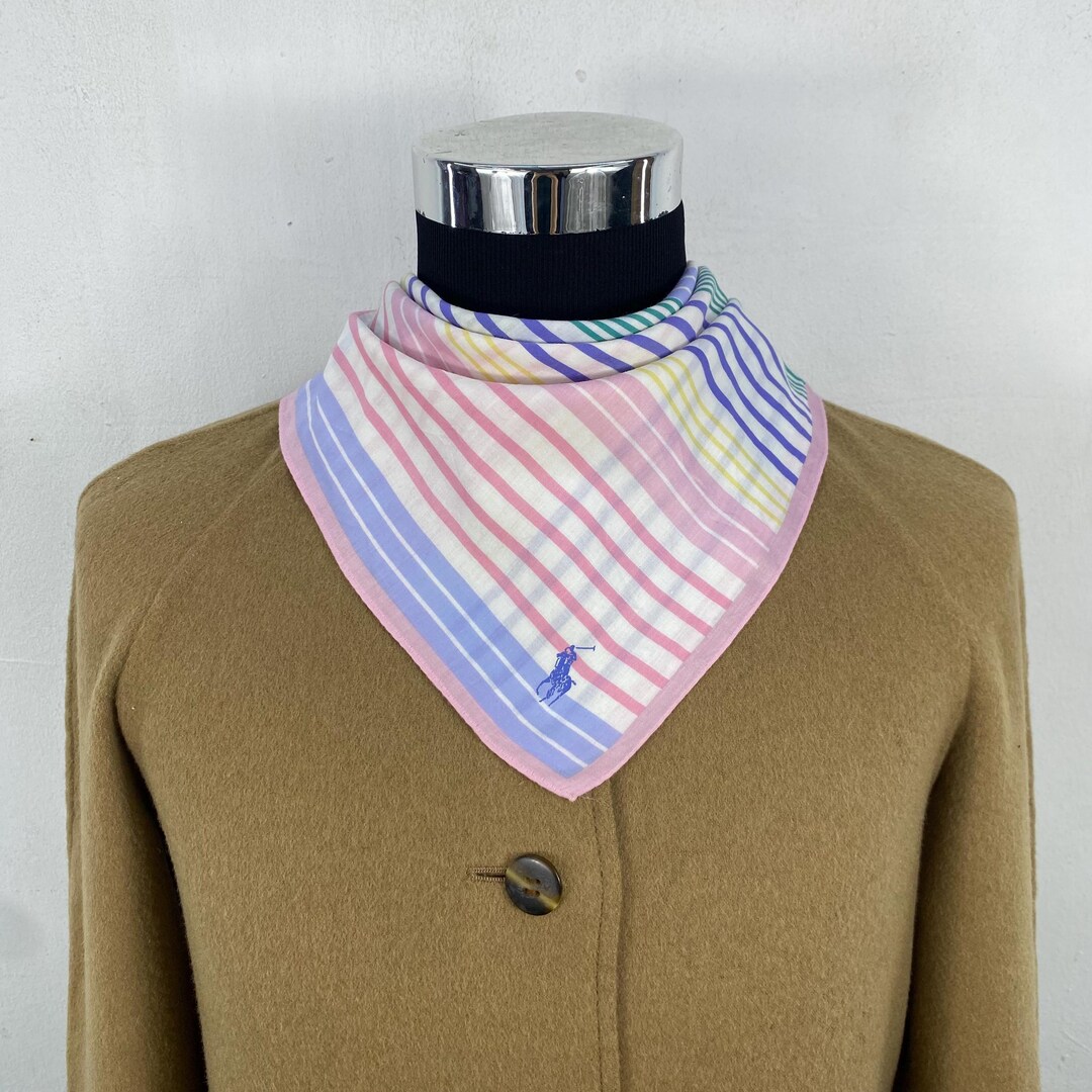 Classic 90s Polo Ralph Lauren Handkerchief, Vibrant Ski Print ...