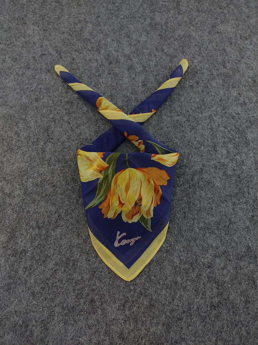 90s Authentic Vintage Kenzo Handkerchief Neckerchief Headband - Etsy