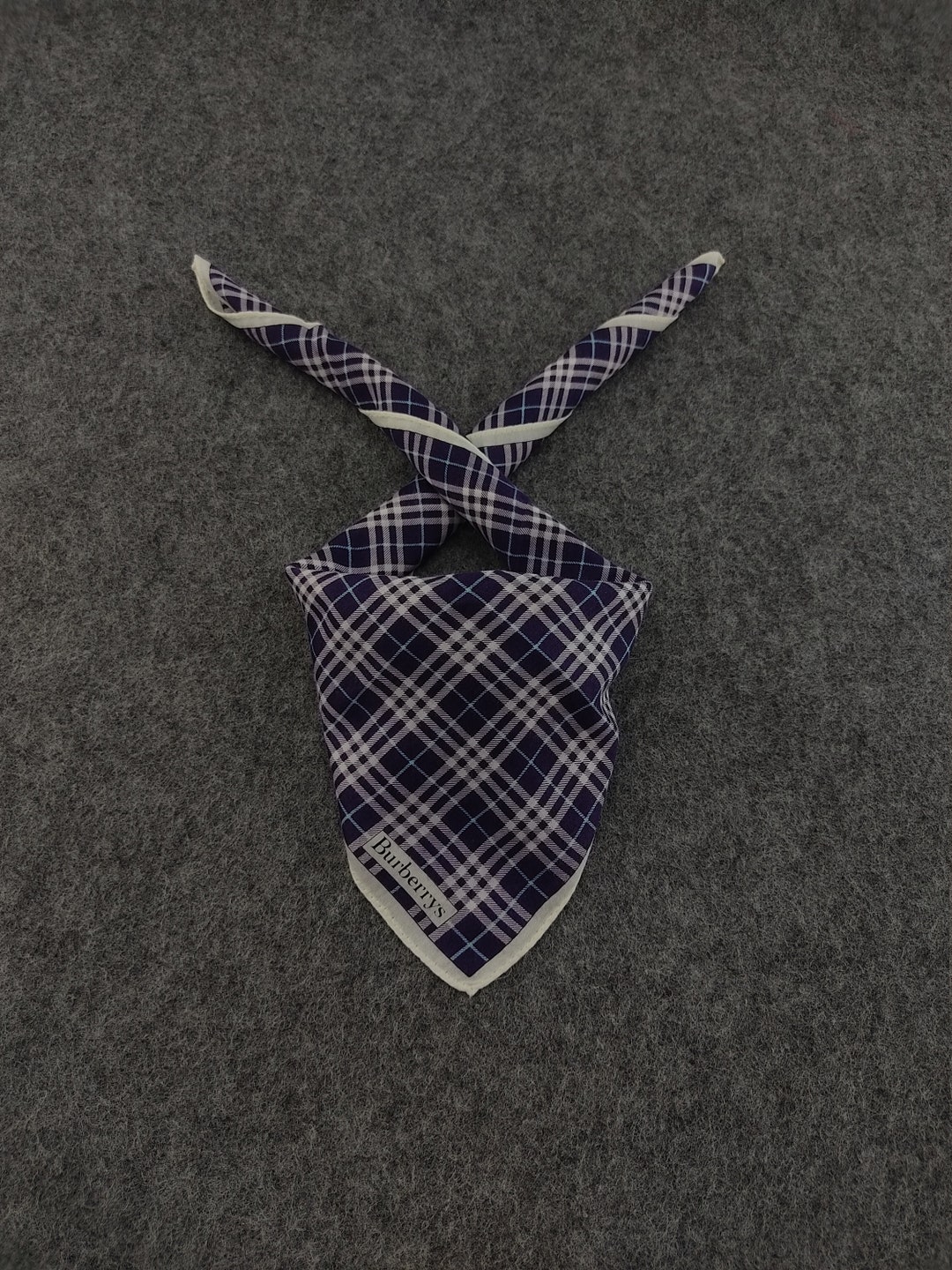 Vintage Burberry Floral Handkerchief 90s Designer Neckerchief ...