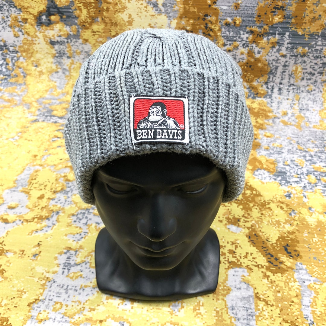 Vintage Ben Davis Slouchy Retro Style Vintage Beanie Hat Warm & Stylish ...