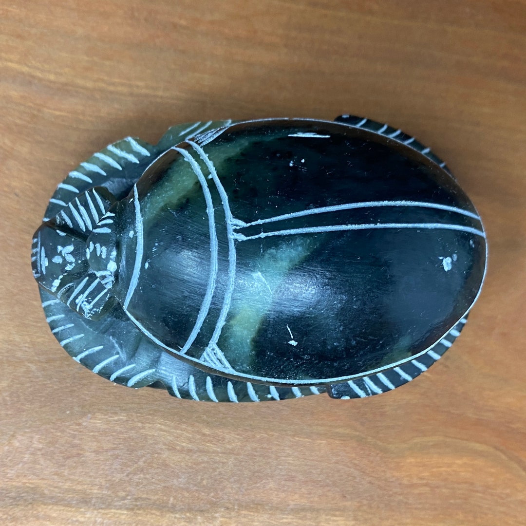 Scarab Beetle, Ancient Egypt Beetles, Egyptian Beetle Figurine, Stone ...