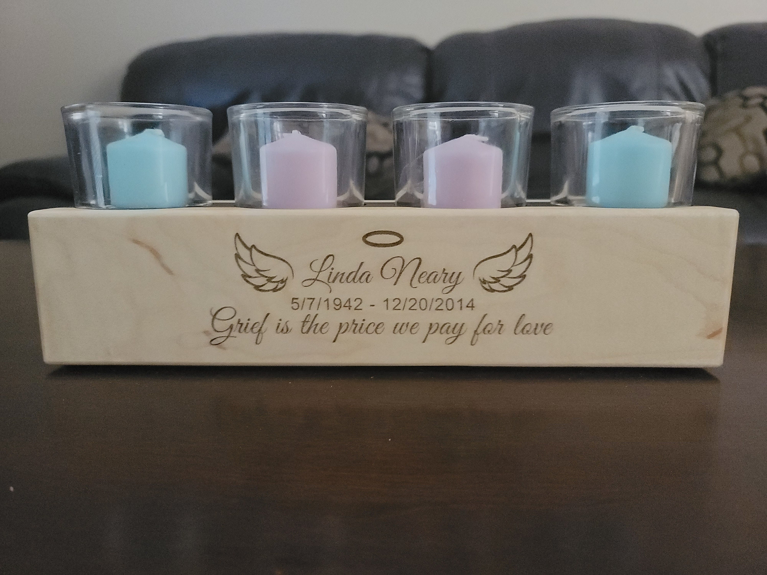 Personalized Candle Holder - Etsy
