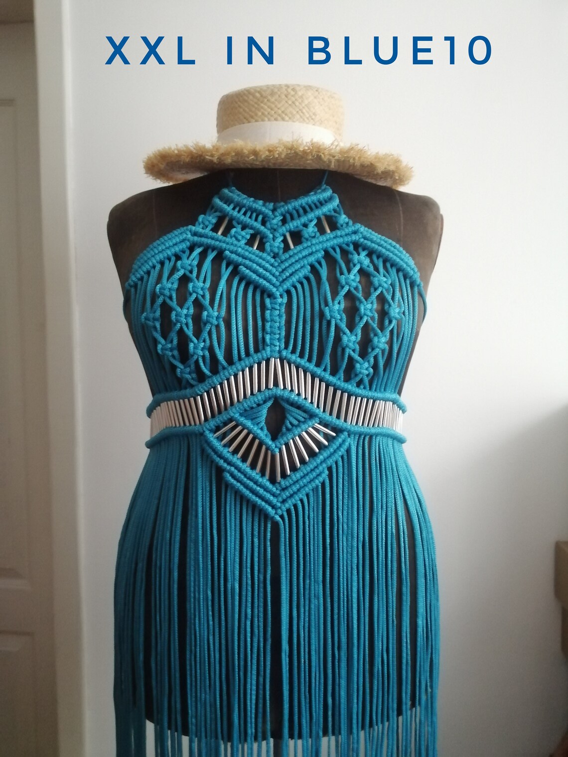 Macrame Dress Boho Hippie Festival Dress Rope Dress Handmade - Etsy