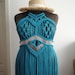 Macrame Dress Boho Hippie Festival Dress Rope Dress Handmade - Etsy