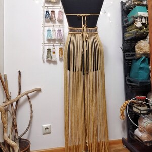 Macrame Dress Boho Hippie Festival Dress Rope Dress Handmade Dress With ...
