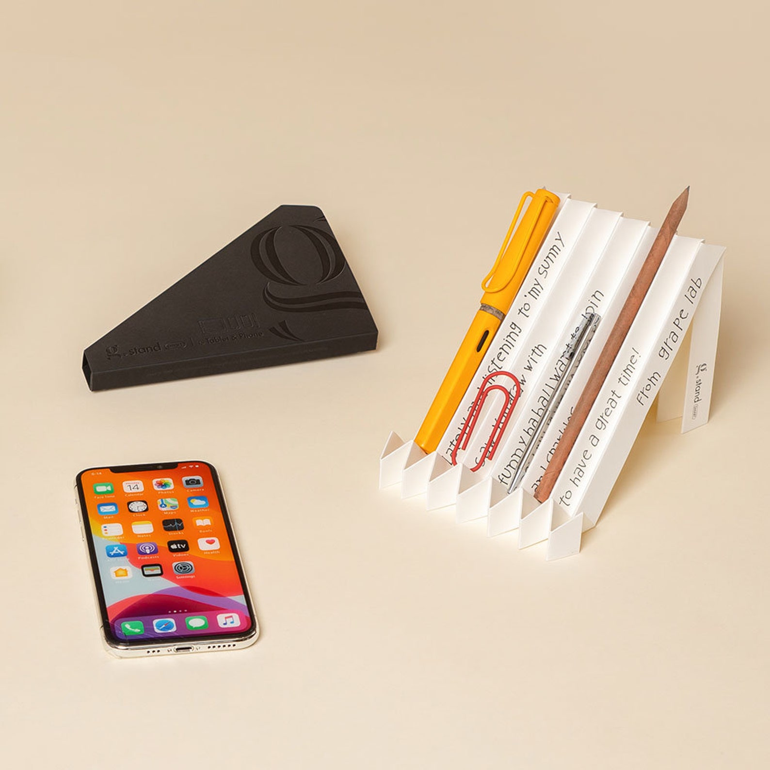 Lightweight Phone Stand With RECYCLED PAPER, Eco-friendly GIFT for ...