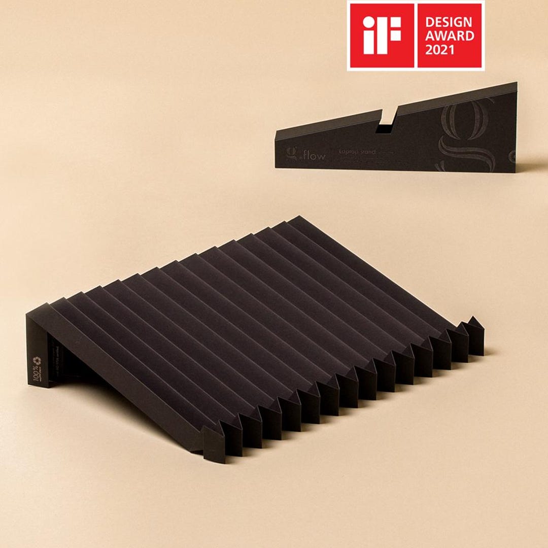 Foldable Recycled Paper Laptop Stand, Lightweight Eco-friendly Gift for ...