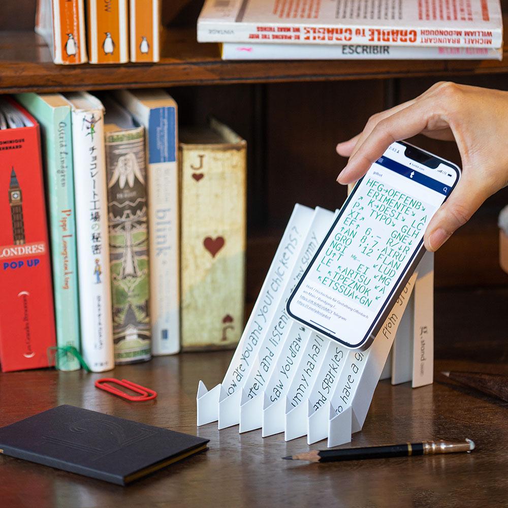 Lightweight Foldable Phone Stand, Sustainable Tech Gift,recycled Paper ...