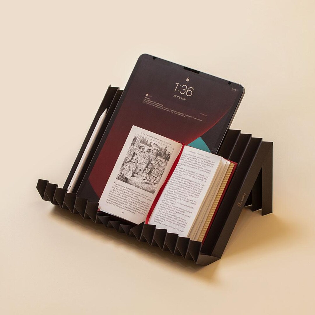 Eco-friendly Book Stand for Desk, Sustainable, Lightweight, Origami ...